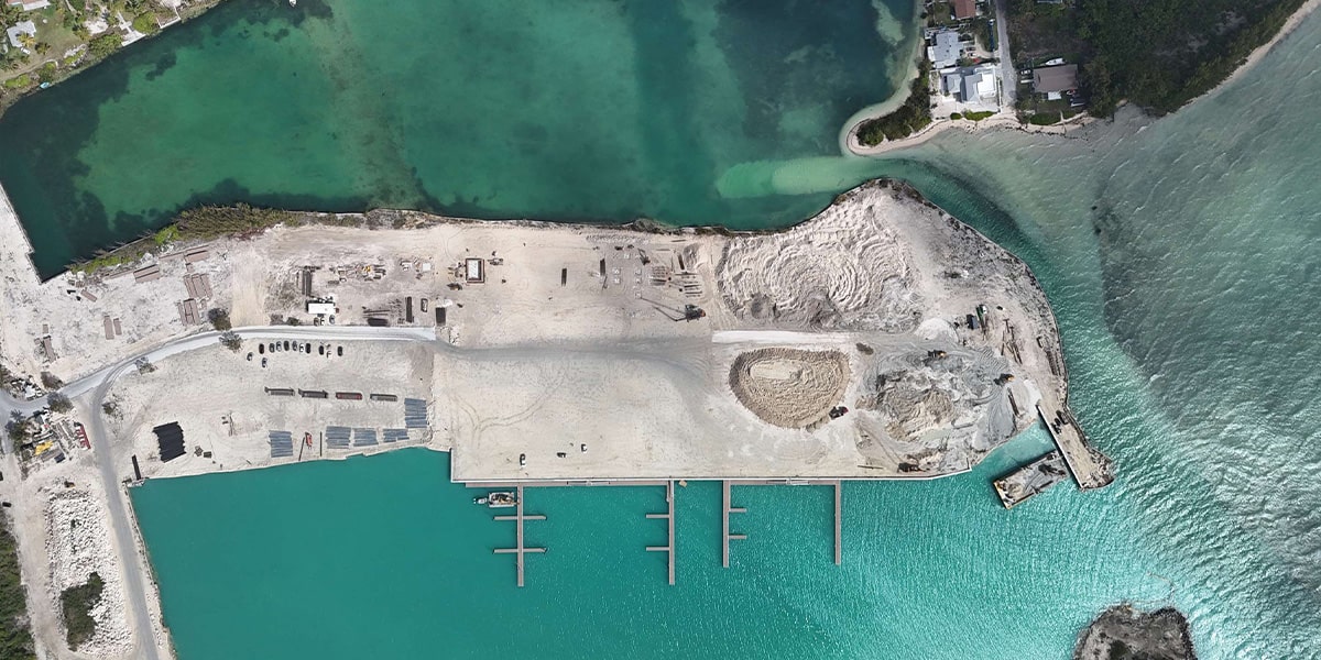 February 2025 Progress Brings Blue Water Cay Marina Closer to Completion